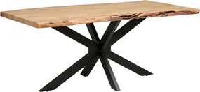 XXXLutz JÍDELNÍ STŮL, akácie, černá, barvy akácie, 200/100/76 cm P & B - Online Only jídelní stoly - 001630031204