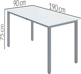 Zahradní sedací sestava Silvera 9-dílná