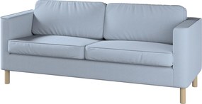 Potah na pohovku Pärup pro 3 místa barva modrá látka pletený vzor