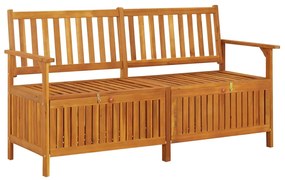 Úložná lavice 148 cm masivní akáciové dřevo,  316743