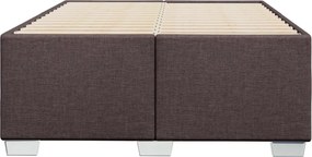 Rám postele bez matrací tmavě šedá 120x190 cm textil 3284460