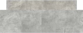 Rám postele s hlavovým a nožním čelem betonově šedý 120x200 cm 3203743