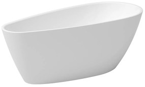 BESCO Volně stojící vana GOYA A-LINE bílá Barva - Bílá, Barva sifonu - Chrom, Rozměr vany - 170 × 80 cm - VANGOYAA170