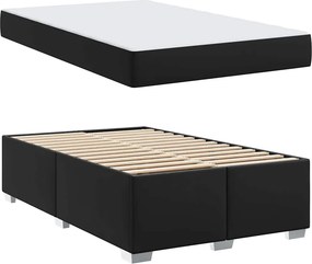 Rám postele Černá 120 x 190 cm PVC 3399230