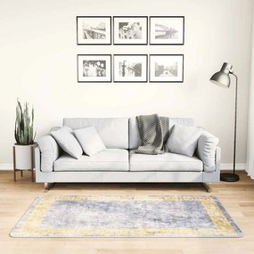 Koberec pratelný 80 x 150 cm šedý 337934