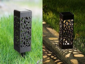 Verk Group Zahradní lampa solární dekorativní sada 4 kusů soumrakový senzor