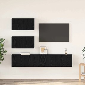 Sestava TV skříněk 4 ks Černý dub Kompozitní dřevo 3393394
