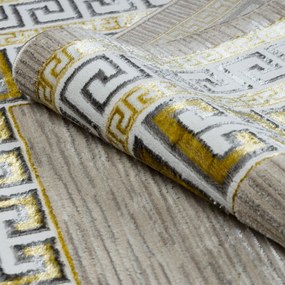 Dywany Łuszczów, Kusový koberec Bliss Z205AZ127 cream/gold, 80x150, béžová, kancelář