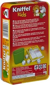 SCHMIDT Dětská hra s kostkami Kniffel Kids v plechové krabičce / Kostk