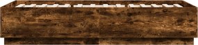 Rám postele kouřový dub 90 x 200 cm kompozitní dřevo 3209727