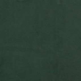 Petromila Taštičková matrace tmavě zelená 100 x 200 x 20 cm samet