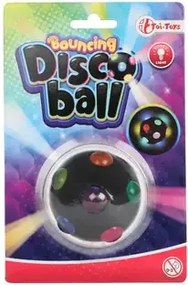 TEDDIES Skákací míček Disco svítící / Na baterie / Guma / 6 cm / od 3