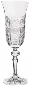 Broušené sklenice na šampaňské, Royal Crystal, 150 ml, 6 ks