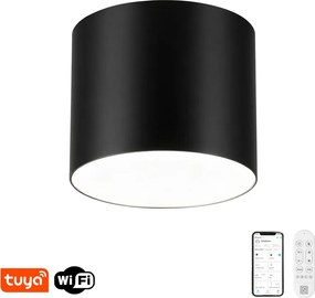 Immax NEO LITE RONDATES Smart stropní svítidlo černé 11,5cm 18W 1458lm Tuya WiFi BEACON