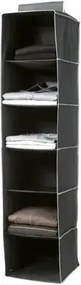 Compactor URBAN 30 x 30 x 128 cm – 6 polic - černá / Závěsný organizér