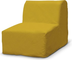 Potah na křeslo Lycksele jednoduchý barva žlutá látka sametová
