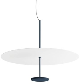Linea Light Stilo_P, závěsné svítidlo pro nepřímé osvětlení, 32W LED 2700K, bílá/modrá, prům. 74,5cm