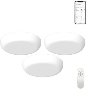 Stropní světlo immax neo practico 07109kd smart led 18cm 24w bílé 3x + ovladač, zigbee 3.0