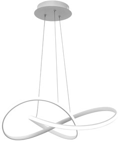 Toolight - Ring, LED závěsné svítidlo + dálkové ovládání APP396-CP, bílá, OSW-06912