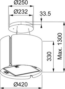 Digestoř Franke FSMS F42 BK MATT