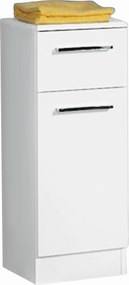 XXXLutz SPODNÍ SKŘÍŇKA, bílá, bílá, 30/81/33 cm Carryhome - Koupelnové série - 001977012403