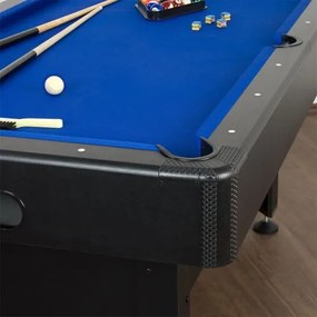 GamesPlanet® 2303 Kulečníkový stůl pool billiard kulečník s vybavením, 6 ft