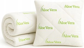 Aloe vera komplet, zdravý spánek, přikrývka 160x200 a polštář 70x80, polská kvalita