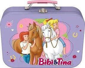 SCHMIDT Puzzle BibiTina 4v1 v plechovém kufříku / 2x 100 a 2x 150 dílk