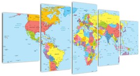 Mapa světa - obraz