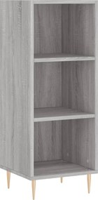 Skříň highboard šedá sonoma 34,5 x 34 x 180 cm kompozitní dřevo 3198975