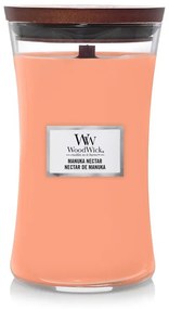 WoodWick vonná svíčka s dřevěným knotem velká Manuka Nectar 609 g