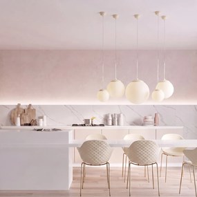 Sollux Lighting Závěsné svítidlo UGO 40 béžové