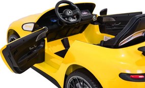 Elektrické autíčko Mercedes Benz GT63 AMG žluté
