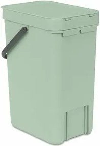 Brabantia Sort  Go Odpadkový koš 12 L zelená / 20 x 35.1 x 24.9 cm