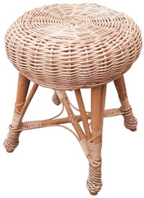 HRADIL proutěný taburet H137 přírodní 45 x 35 cm