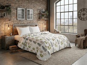 Přehoz na postel SCANDI NATURE, zelený Rozměr: 170 x 210 cm