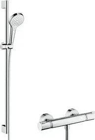 Hansgrohe Croma Select S - Sprchový set s termostatem Ecostat | 2 prou