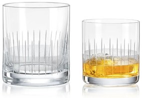 Crystalex sklenice na whisky 280 ml (4ks) + zásobník na led (1 ks)