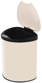 Bezdoteku Bezdotykový odpadkový koš PETIT bílý kulatý senzorový 9L