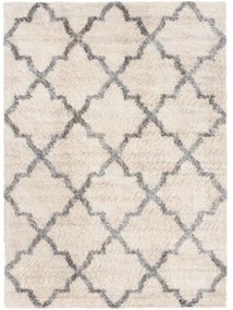 Kusový koberec shaggy Nuray krémový 160x229cm