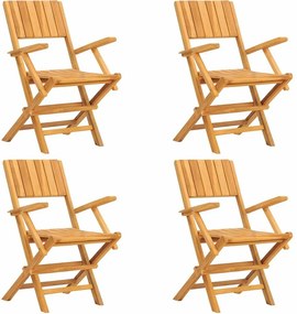5dílný zahradní jídelní set masivní teakové dřevo 3155009