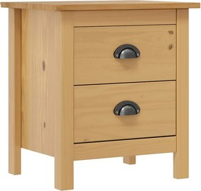 Noční stolky Hill 2 ks 46 x 35 x 49,5 cm masivní borové dřevo 288907