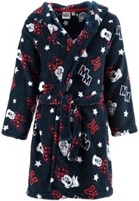 Dětský / dívčí coral fleece župan s kapucí Minnie Mouse - Disney, EU 104 Tmavě modrá
