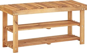 vidaXL Botník 90 x 32 x 46 cm masivní akáciové dřevo [45931]