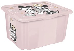 Keeeper Úložný box s víkem malý "Minnie", Růžová 4,2 l
