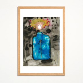 Marascaud | Absurdoflorum Rám: Bílý, Velikost: 40 x 30 cm