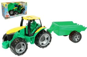 LENA Traktor plast bez lžíce a bagru s vozíkem 71x35x29cm