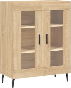 Skříň highboard dub sonoma 69,5 x 34 x 180 cm kompozitní dřevo 3199636