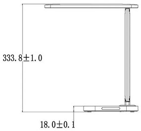 LED Stmívatelná dotyková stolní lampa s USB konektorem KIARA LED/7W/230V černá