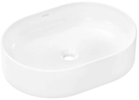 Hansgrohe Xuniva U - Umyvadlo na desku, 55x40 cm, bez přepadu, SmartClean, bílá 61073450